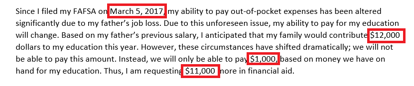 How To Appeal Financial Aid To Get More Money